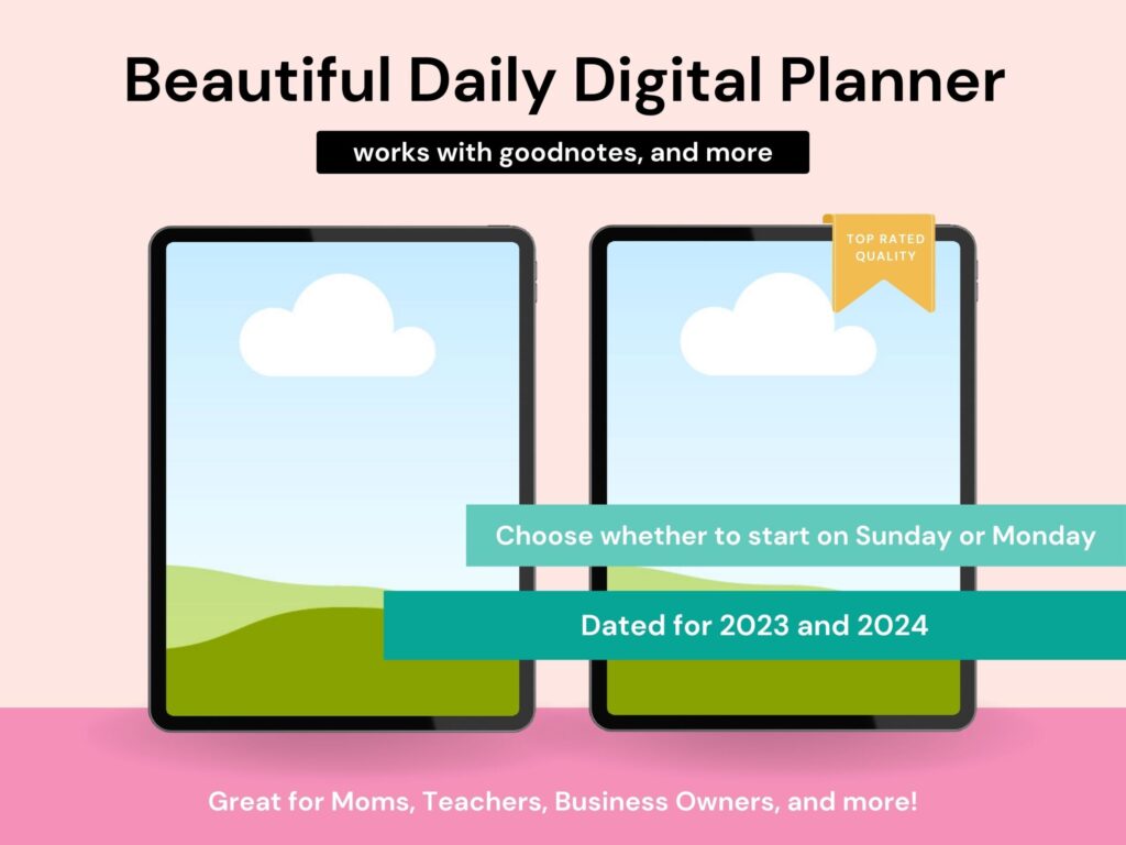 Daily Digital Planner - Children's Printables